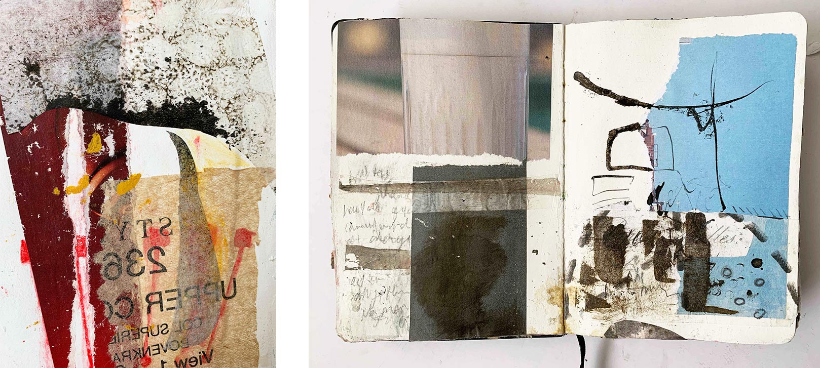 Packing art materials for a holiday - Jeanne-Marie Persaud Abstract Artist